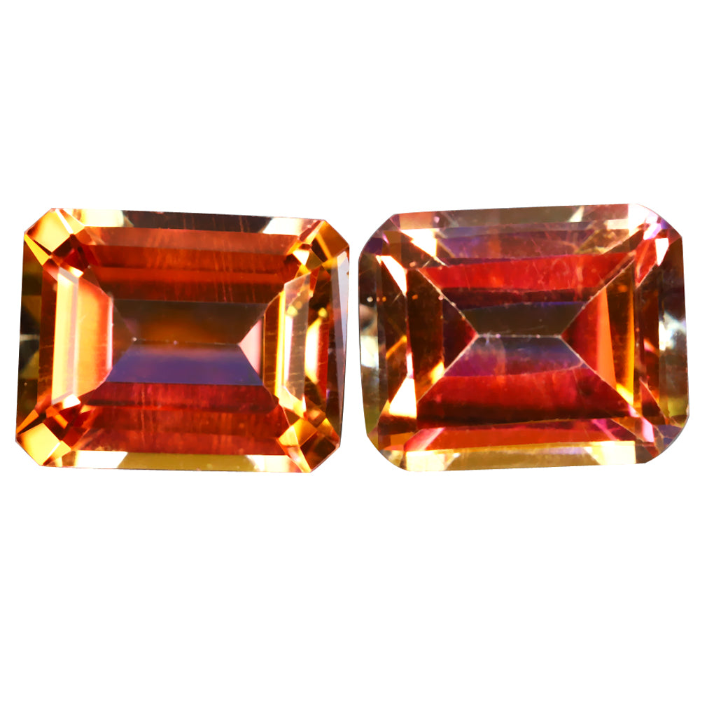 8.34 ct Emerald Shape Twilight Topaz Loose Gemstone – Deluxe Gems